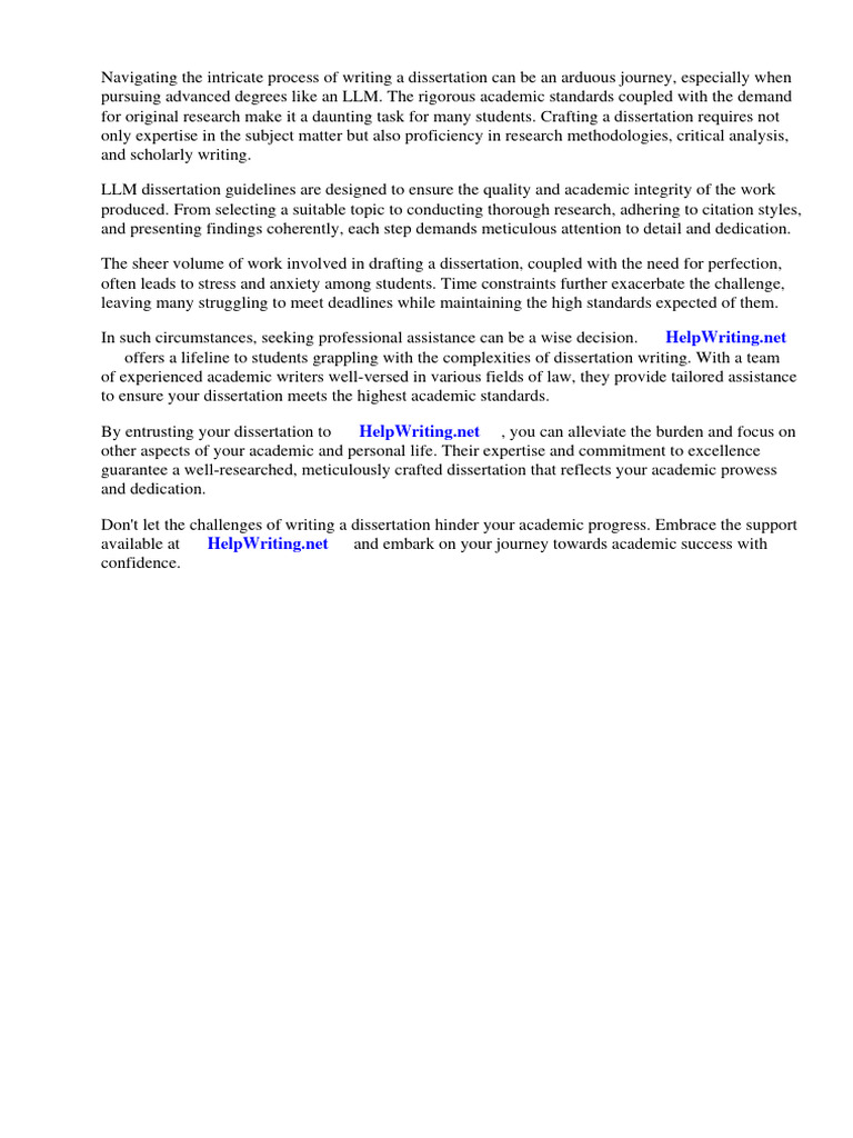 LLM Dissertation Guidelines | PDF | European Union | Treaty LLM Dissertation Guidelines | PDF | European Union | Treaty