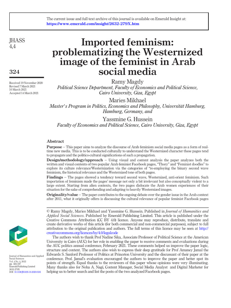 Imported Feminism | PDF | Feminism | Gender Studies