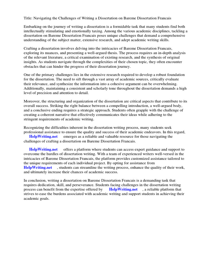 Bareme Dissertation Francais | PDF | Http Cookie | Thesis