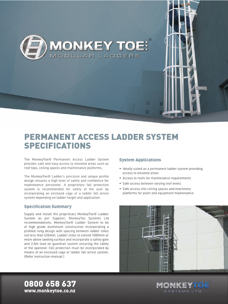 MonkeyToeModularLadders 19904 | PDF | Ladder | Screw