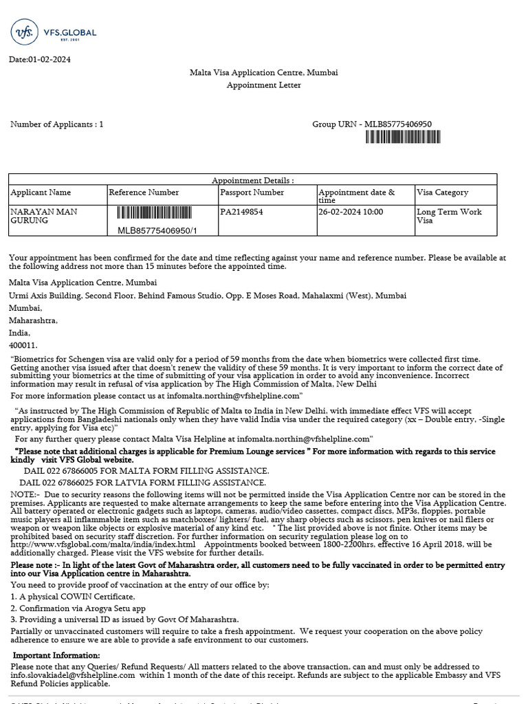 Mlb 85775406950 | PDF | Travel Visa