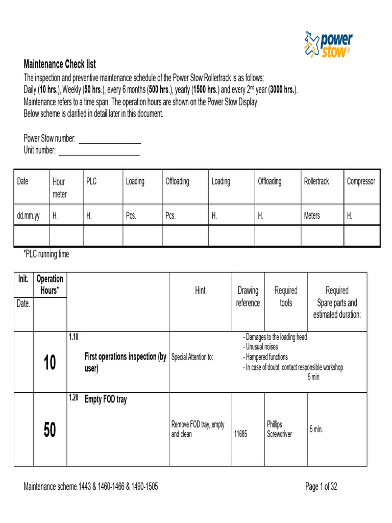4 1443 & 1460-1466 & 1490-1505 Maintenance Manual 600i Rev E TUG (US ...