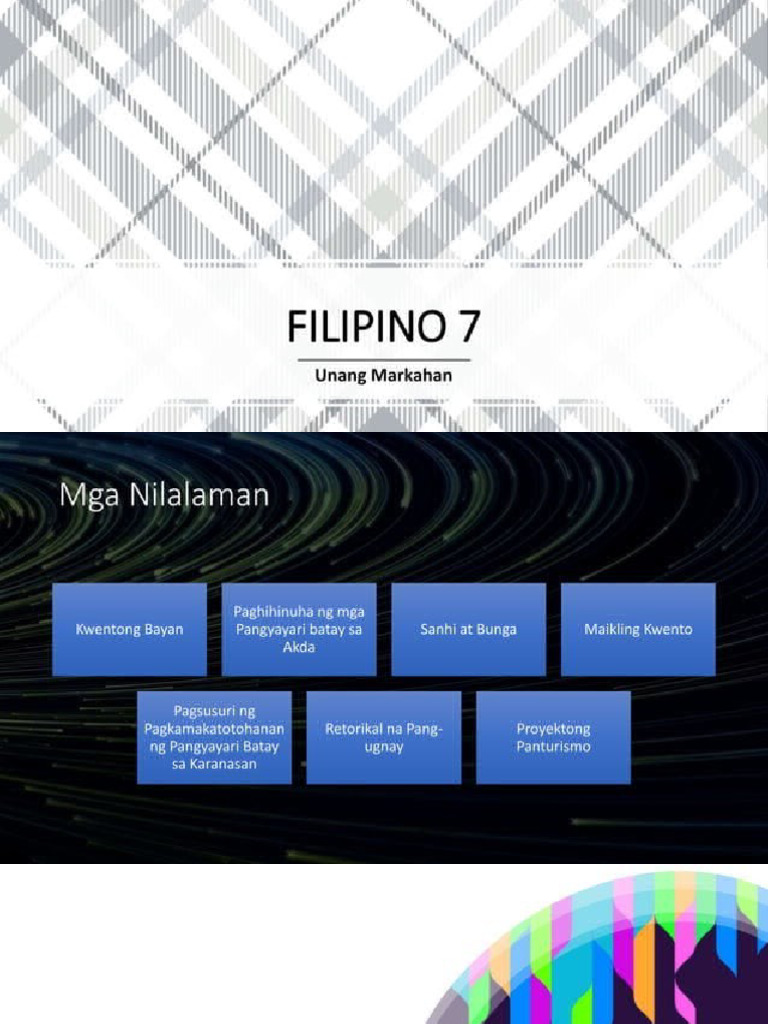 filipino 7 w2q1 | PDF