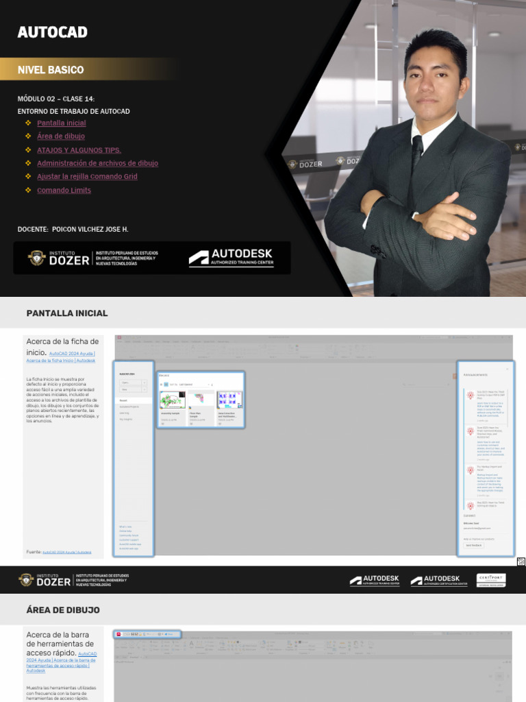 m2_entorno de Trabajo de Autocad_01 | PDF | Cad automático | Autodesk