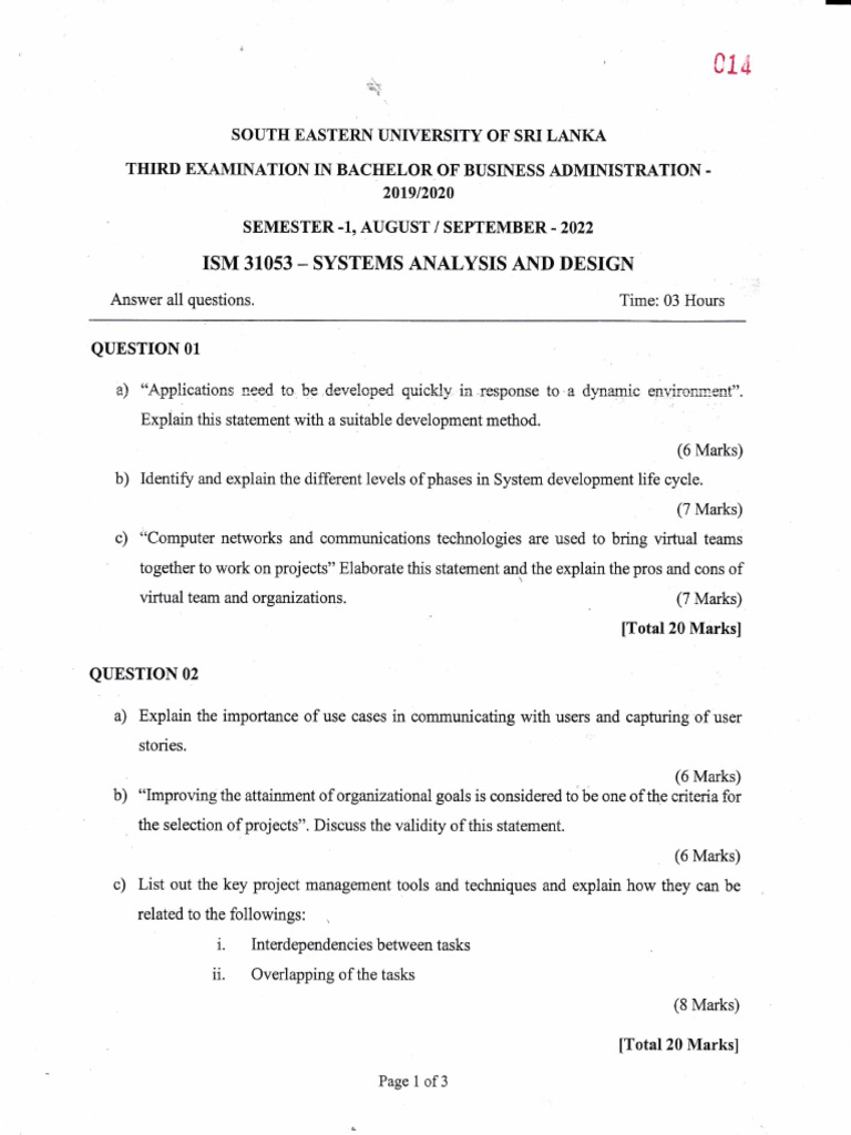 Ism 31053 | PDF | Information Science | Information Technology Management