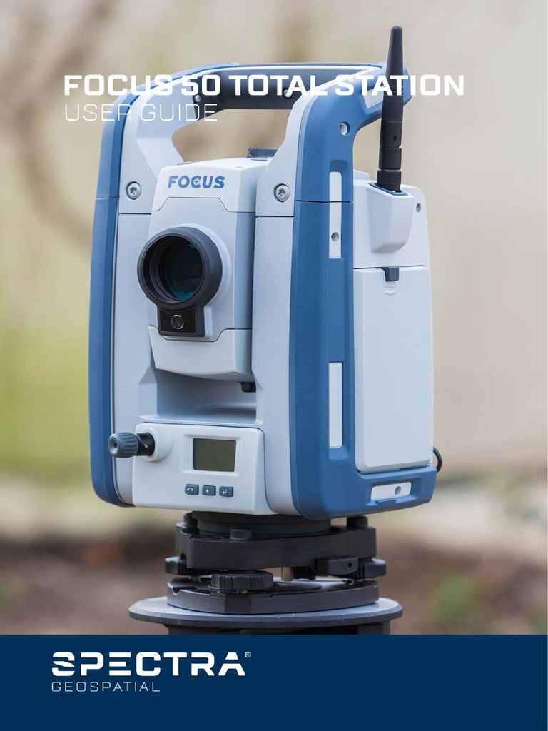 Spectra Geospatial FOCUS50 Manual | PDF | Bluetooth | Personal ...
