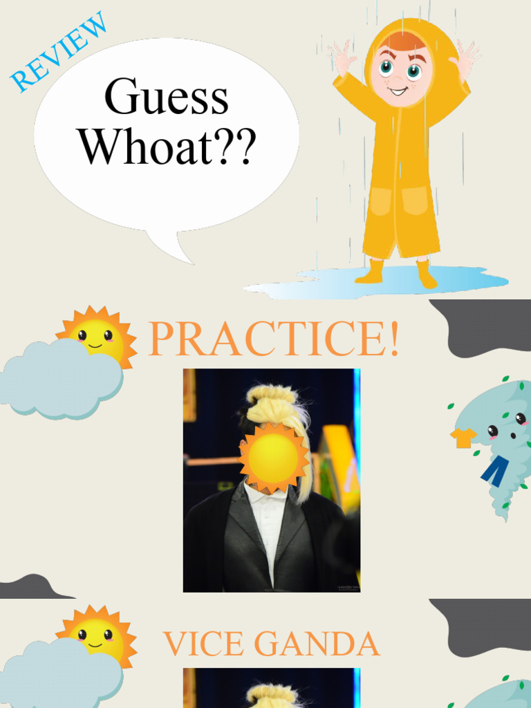 Guess Whoat? Game Template | PDF