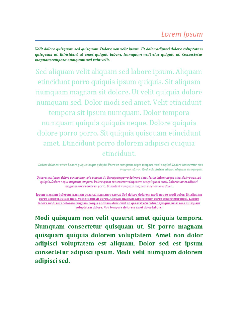 Lorem Ipsum | PDF