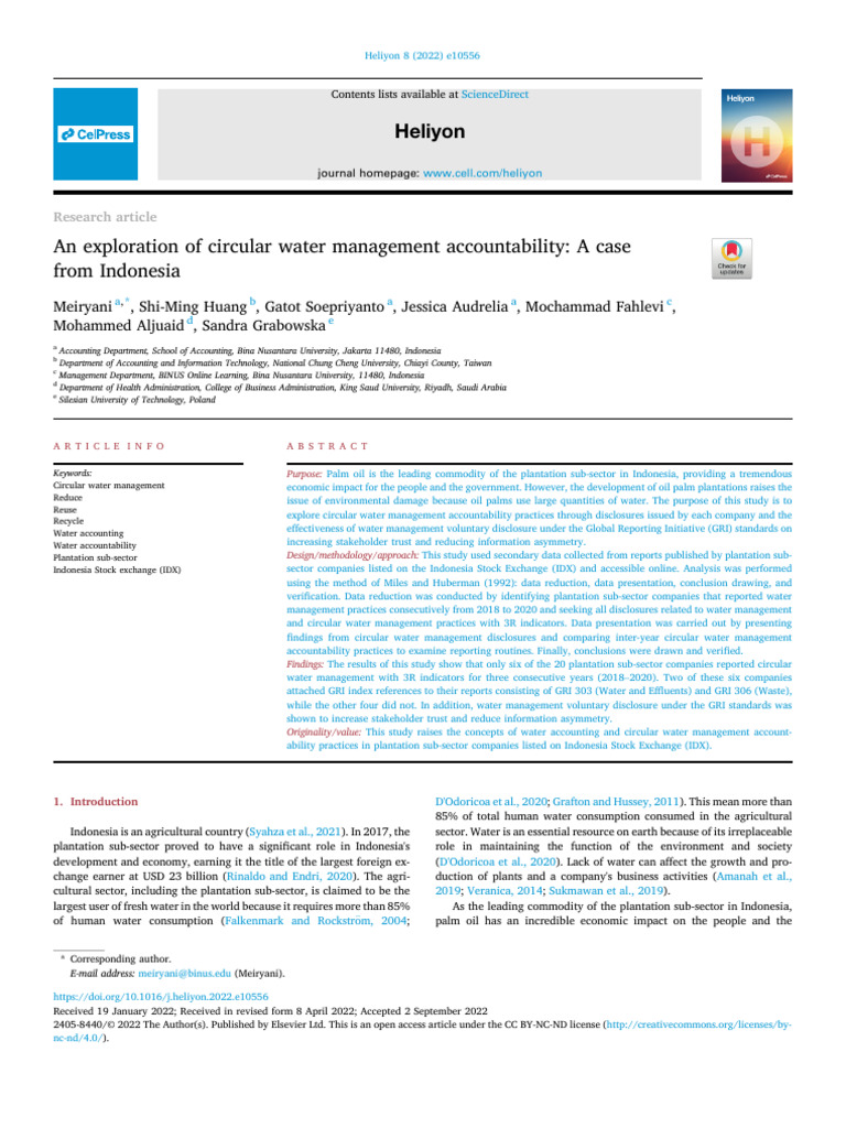 1-S2.0-S2405844022018448-Main | PDF | Water | Water Resources