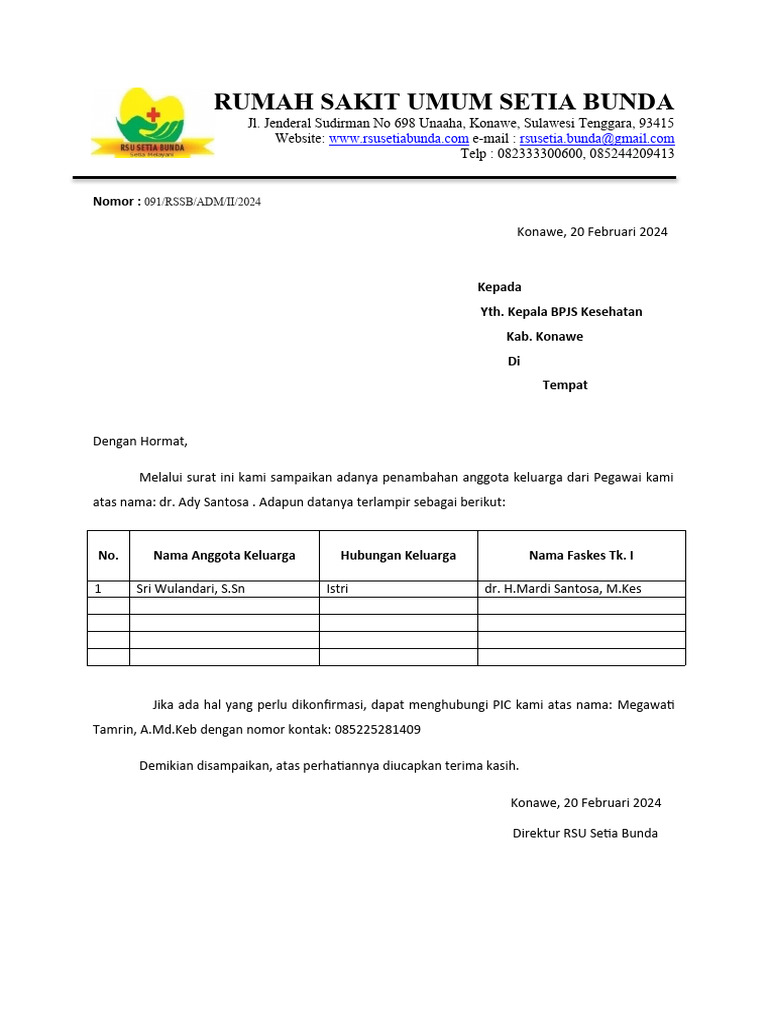 Format Penambahan Angkel BU | PDF