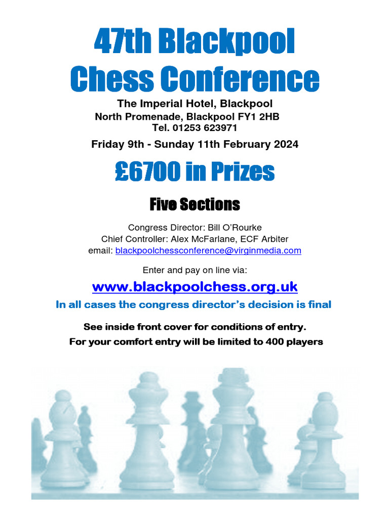 Blackpool 2024 Entry Form For Posting 8 Pages 2 | PDF