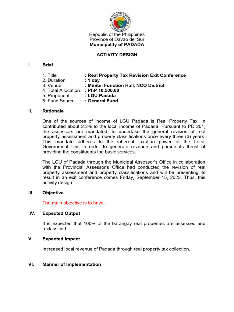 Real Property Tax Revision Conference | PDF | Taxes | Property Tax