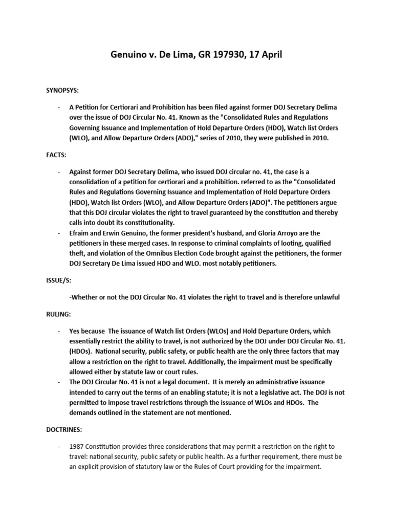 Human Rights Case No.4 | PDF | Freedom Of Movement | Justice