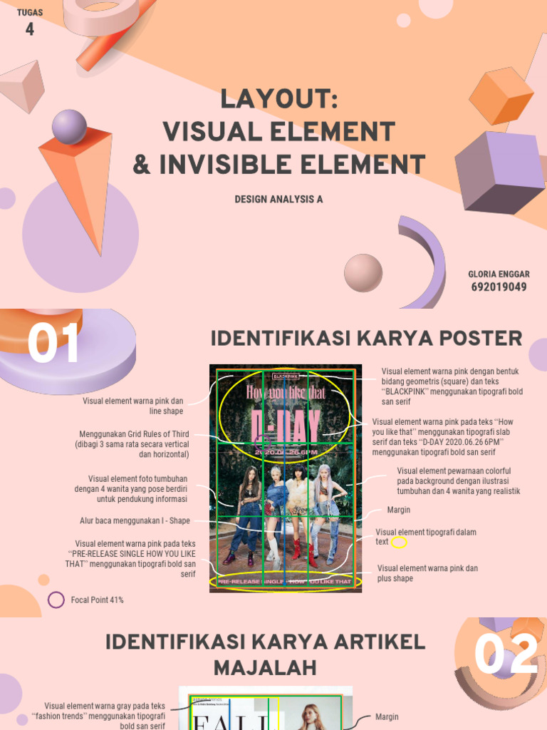 Layout Visual Element & Invisible Element | PDF