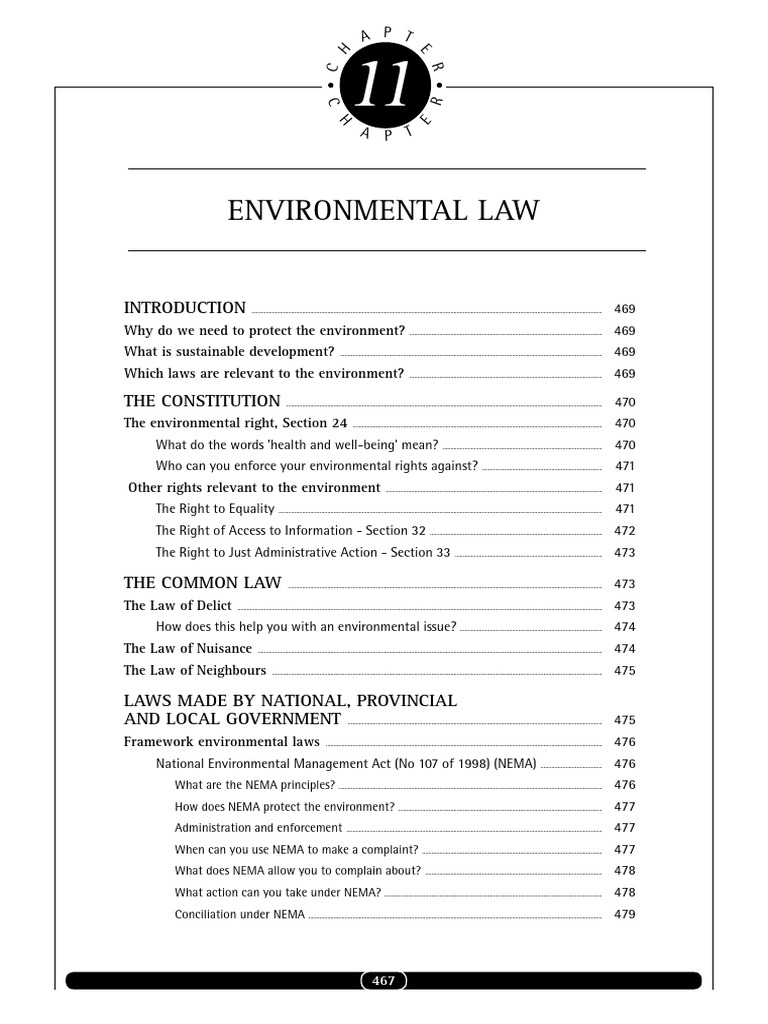 11-PLM2015-Environmental-Law | PDF | Damages | Sustainability