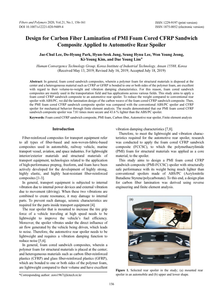 10.1007@s12221 020 9489 4 | PDF | Composite Material | Young's Modulus