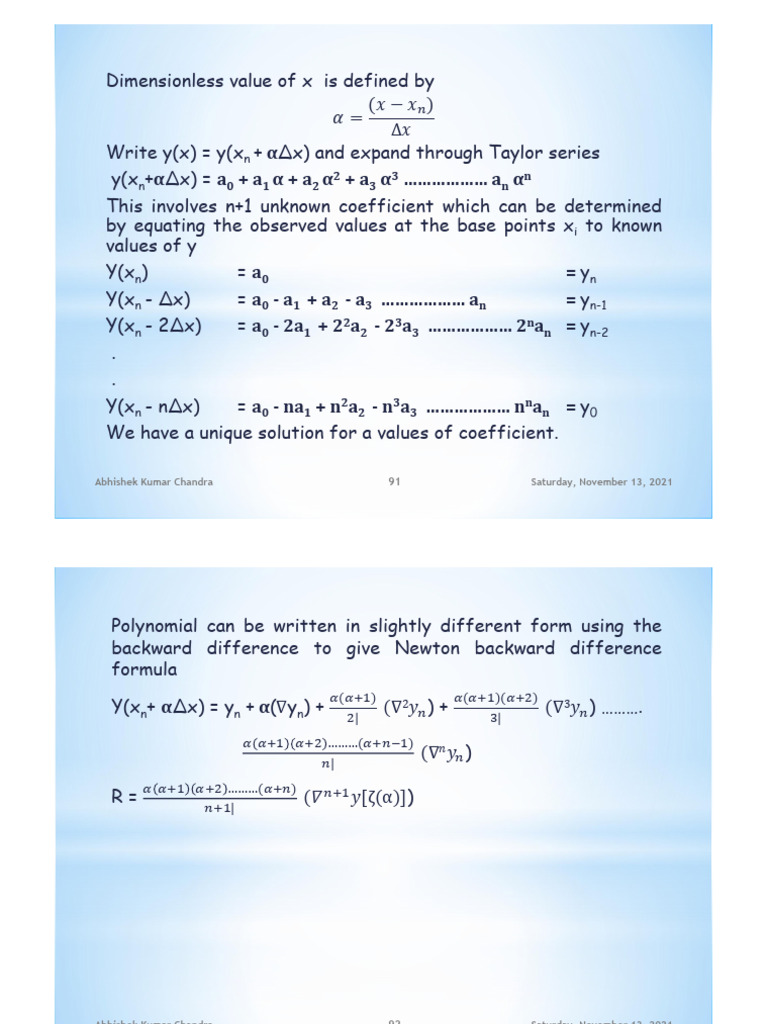 Newton's Interpolation Methods Explained | PDF | Spline (Mathematics ...