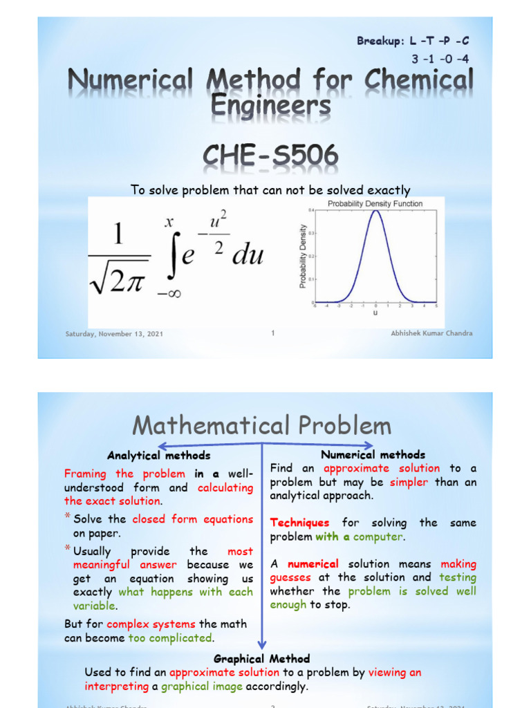 Numerical Methods for Complex Problems | PDF | Numerical Analysis | Equations