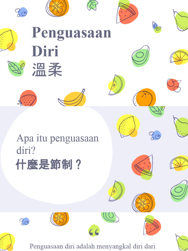 Penguasaan Diri dalam Alkitab | PDF