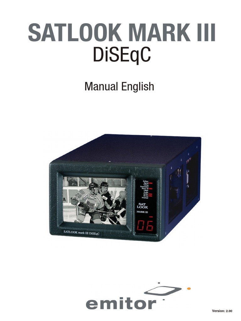 SATLOOK20 MARK20 III20 Manual | PDF | Amplifier | Telecommunications