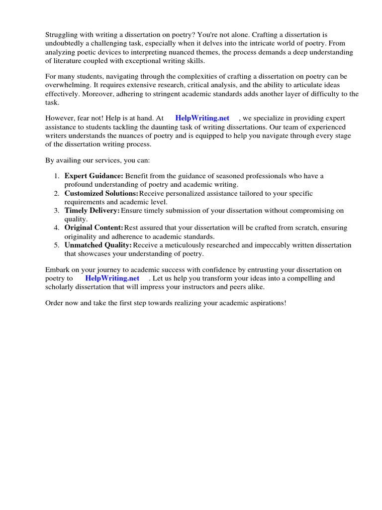 Exemple de Dissertation Poesie | PDF