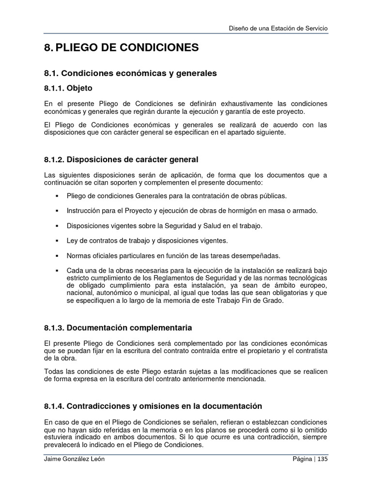 Pliego Condiciones Tecnicas | PDF | Hormigón | Cableado eléctrico