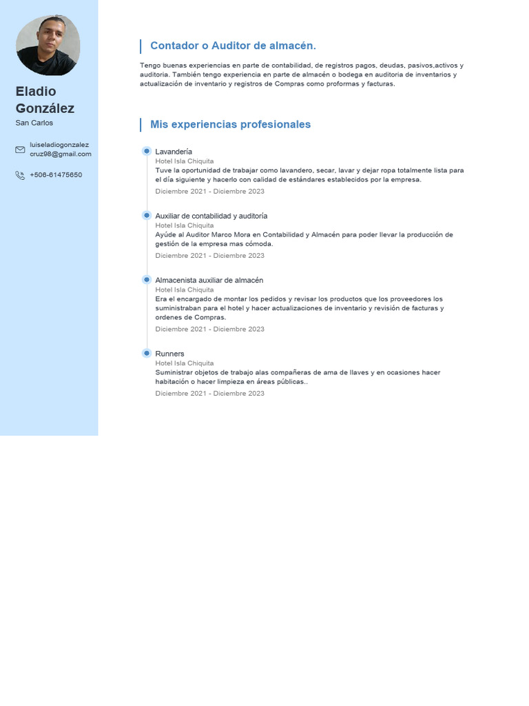 Eladio Gonzá Lez | PDF | Auditoría | Hotel