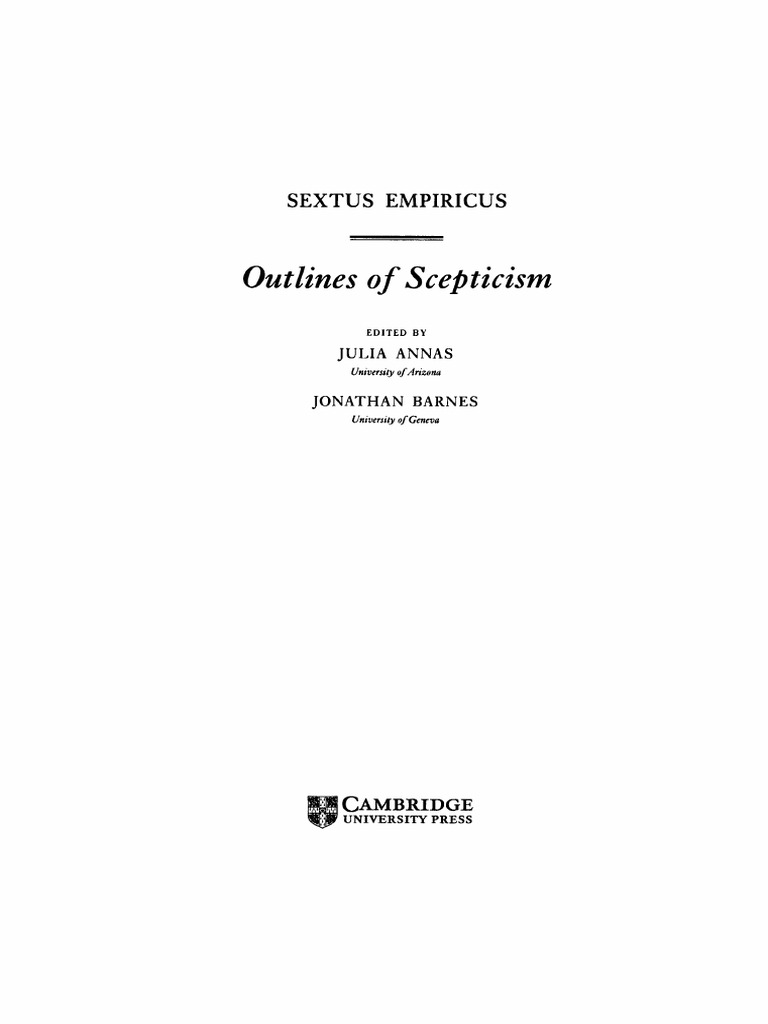 Scepticism | PDF