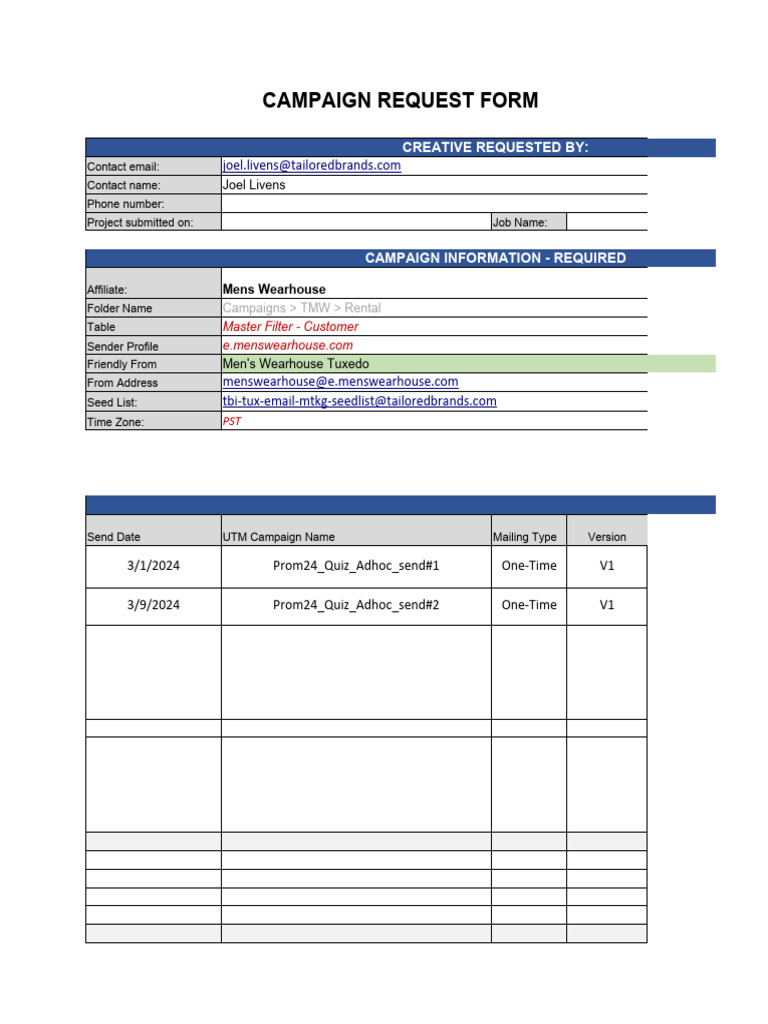 MWT Prom Quiz Email CRF | PDF | Cyberspace | Computing