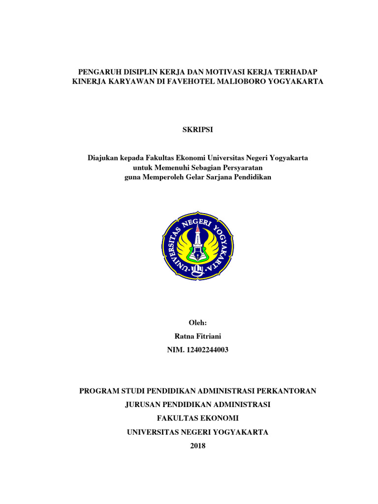 Skripsi Ratna Fitriani 12402244003 P.adp Fe Uny | PDF | Komputer