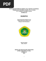 Proposal Skripsi Pengaruh Disiplin Kerja Dan Motivasi Kerja Terhadap ...