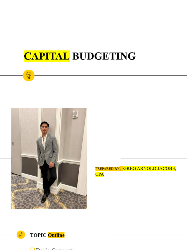 Capital-Budgeting-v2 | PDF | Capital Budgeting | Net Present Value