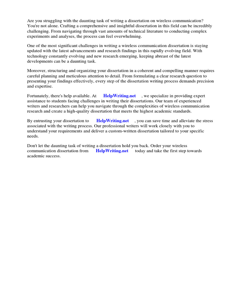 Wireless Communication Dissertation | PDF | Cellular Network | Computer Network