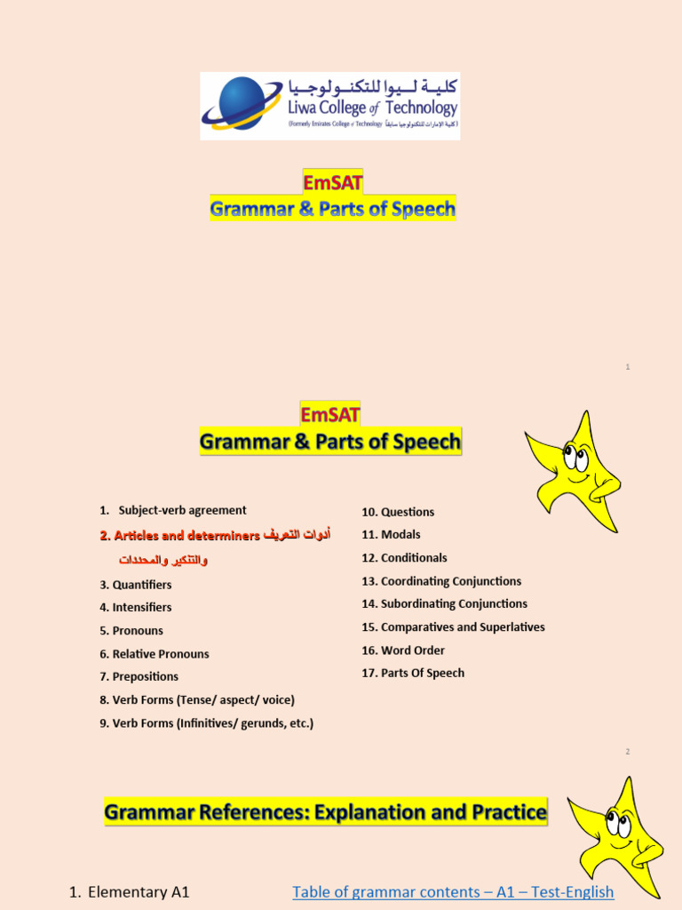 English Grammar: Articles and Determiners | PDF | Grammatical Number ...