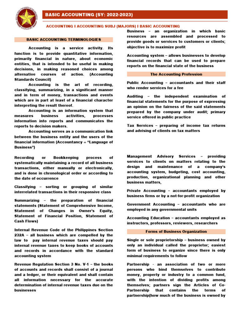 Basic Accounting | PDF | Debits And Credits | Depreciation