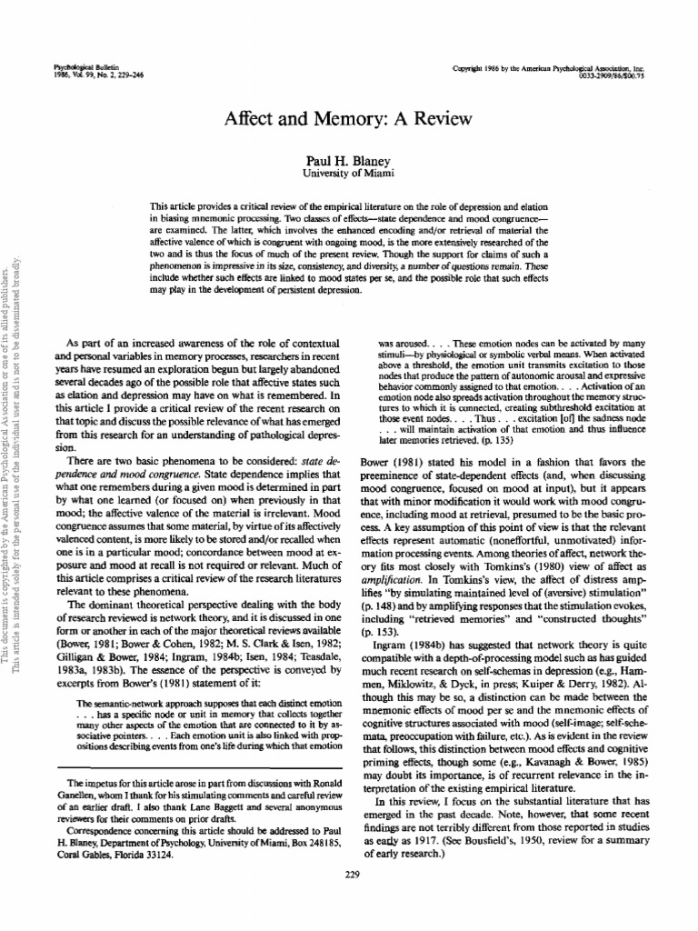 Retrieve | Download Free PDF | Emotions | Recall (Memory)