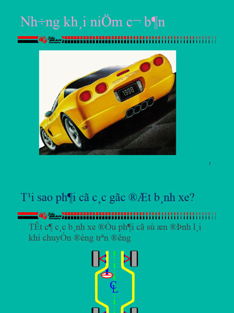 góc đặt bánh xe | PDF