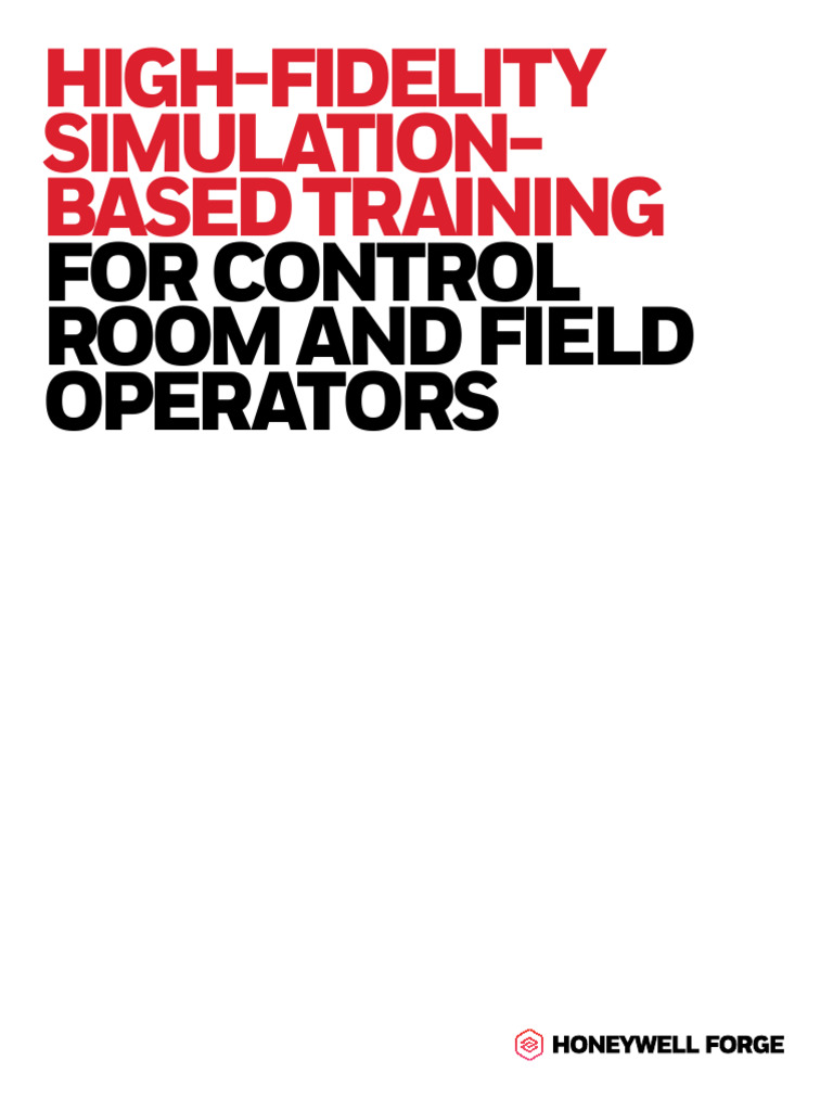 Honeywell Forge Workforce Competency-High Fidelity Simulation | PDF | Simulation | Cloud Computing