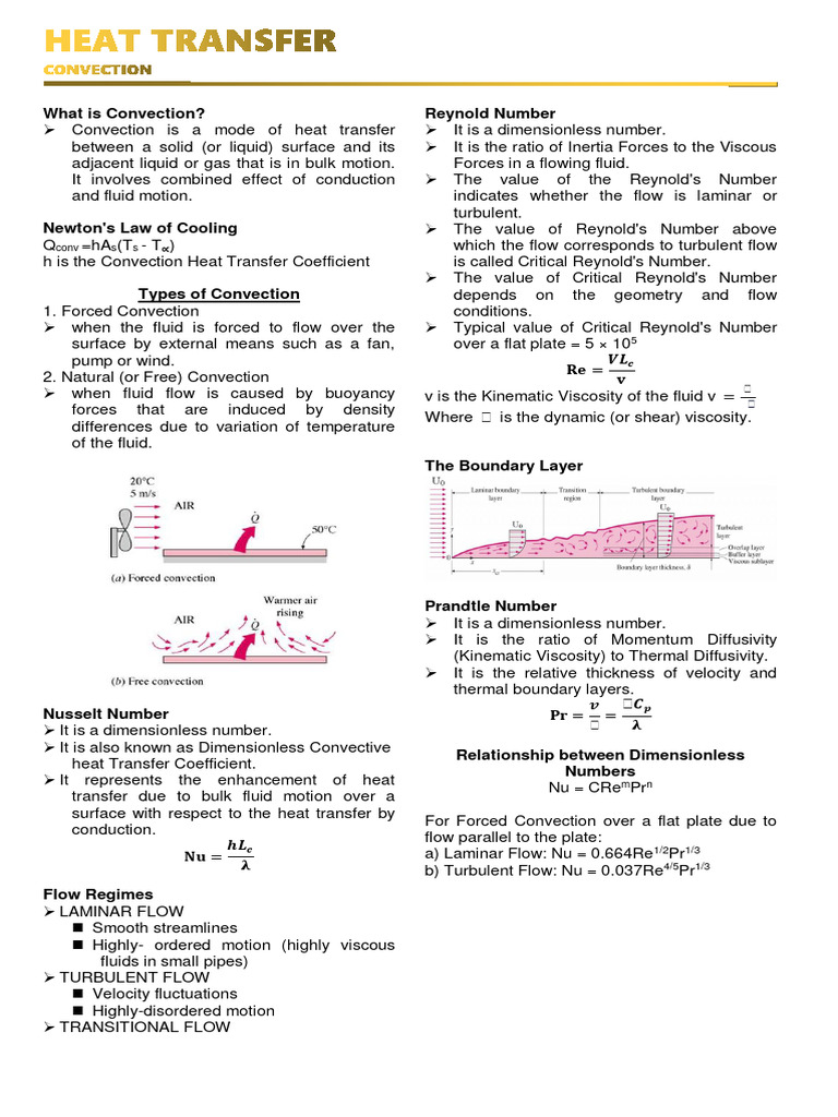 Heat Transfer Pdf Reynolds Number Heat Transfer