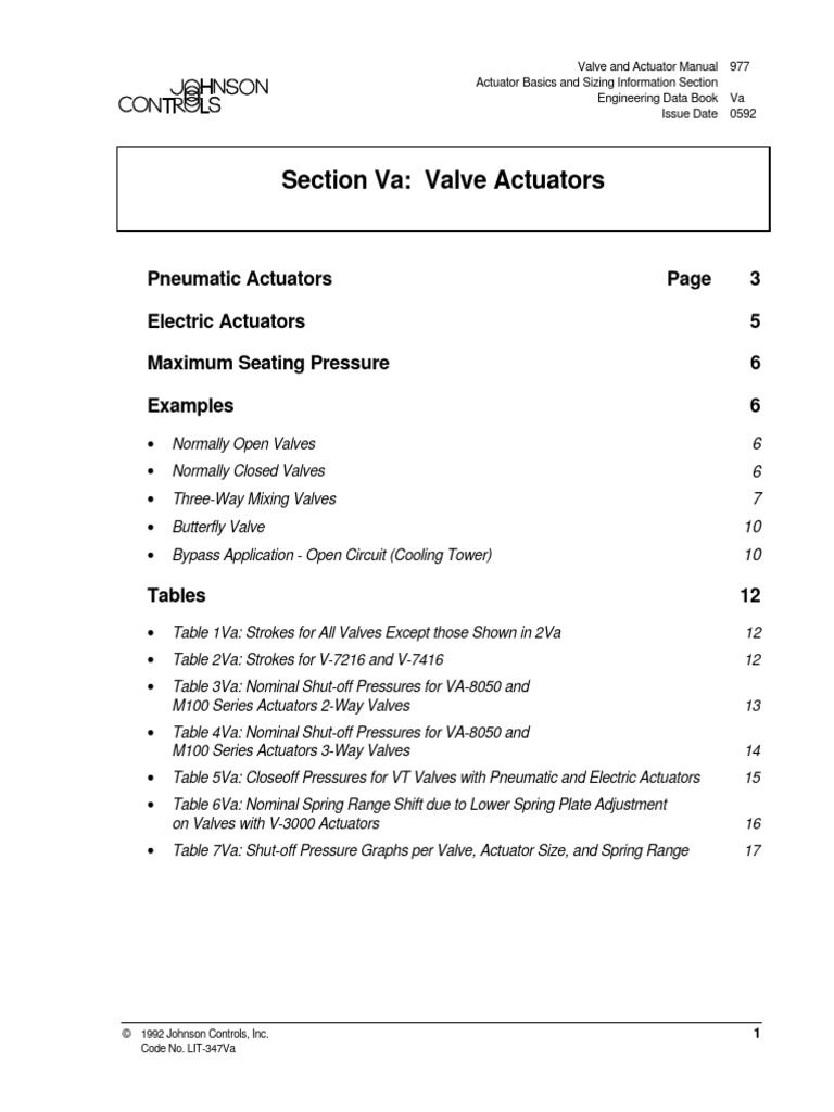 Valve Actuators | PDF | Valve | Actuator