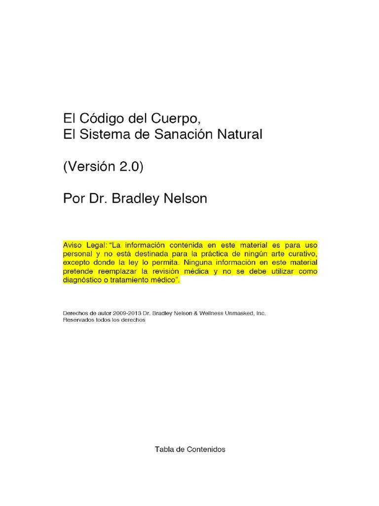 El Codigo Del Cuerpo Pdf Calcio Vitamina