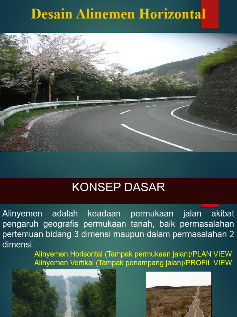 Desain Alinyemen Horizontal Jalan | PDF