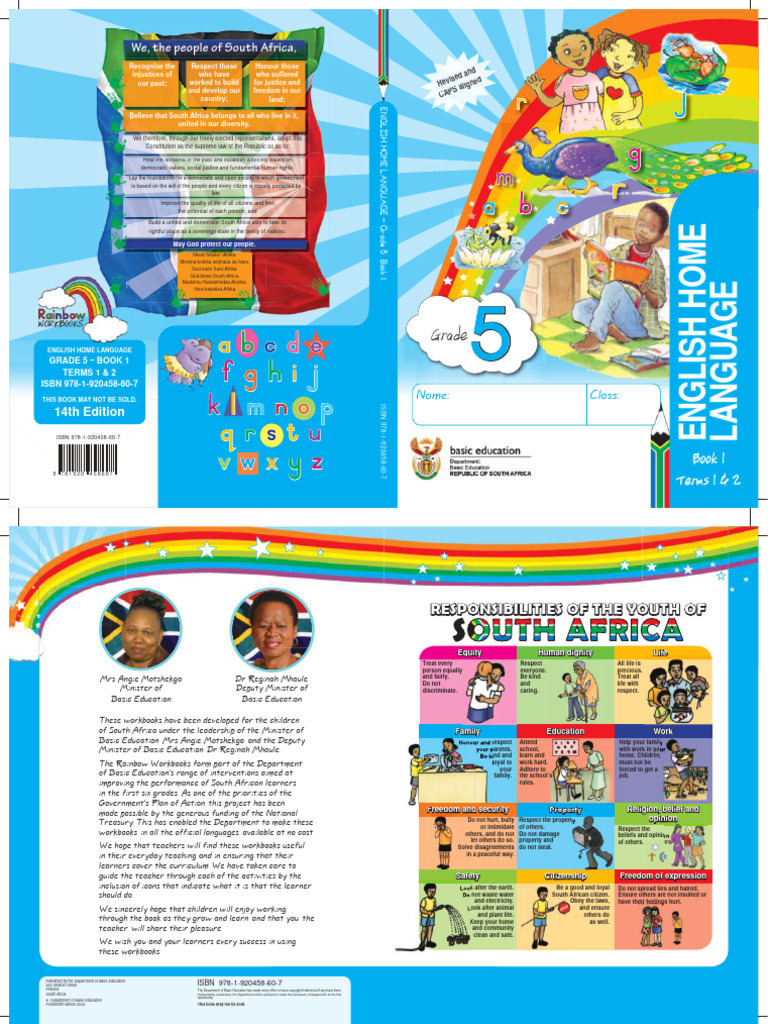 Grade 5 English Home Language Workbook | PDF | Learning | Question