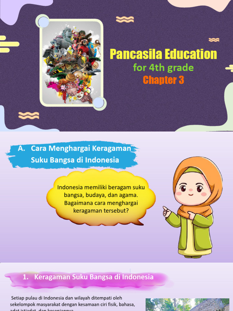 Bab 3 Menghargai Keragaman Suku Bangsa Dan Budaya Di Indonesia | PDF