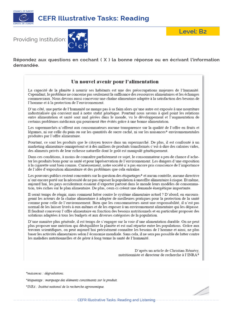 Compréhension écrite B2 : Enchères enfants | PDF | Art