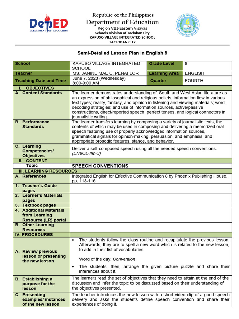 Semi DLP | PDF | Learning | Teachers