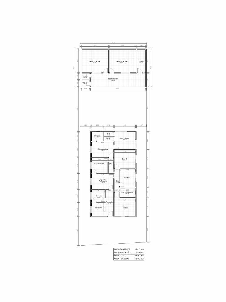 Planta Baixa Escola Atualizada | PDF