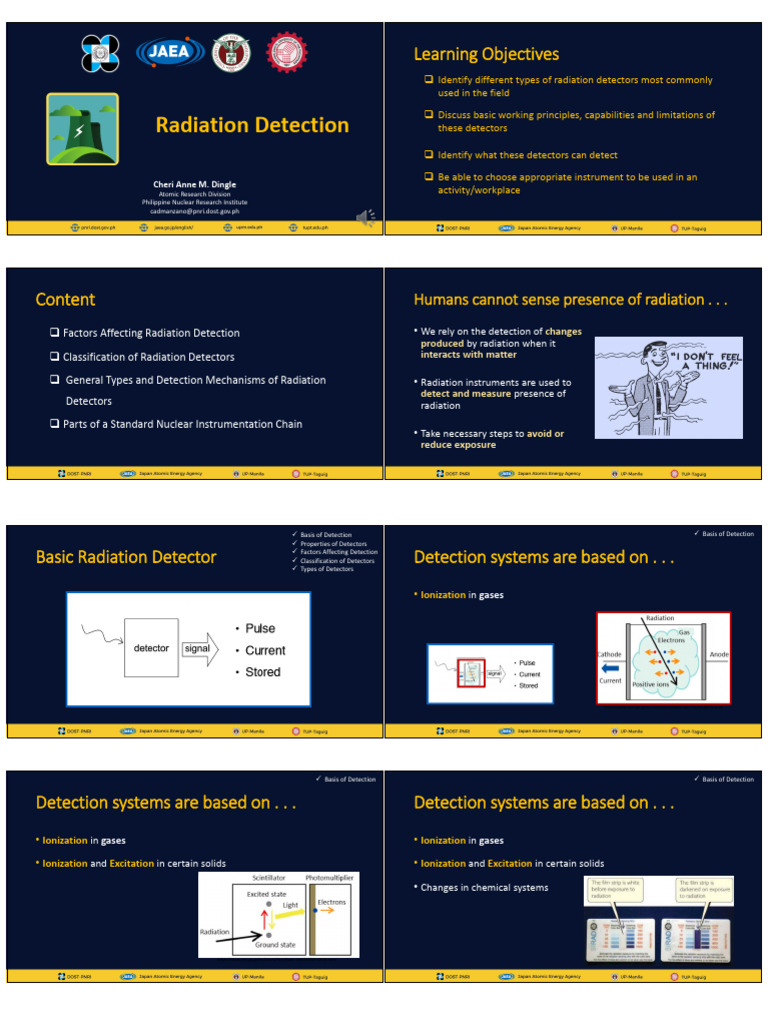 3 Radiation Detection | PDF | Radiation | Ionizing Radiation