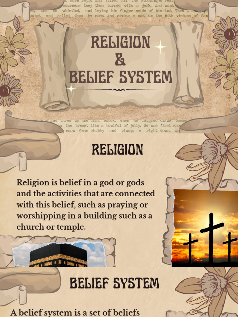 Lesson 1-Religion and Belief System | PDF | Deities | God