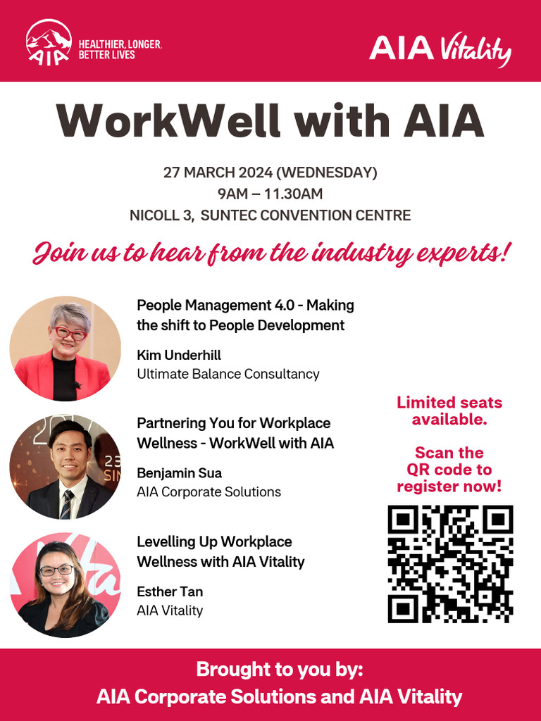 WorkWell With AIA - Event EDM | PDF